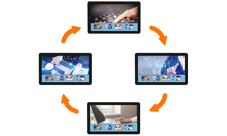 10 Inch LCD Display Screen, 10 Inch TFT LCD Monitor Advertising ...